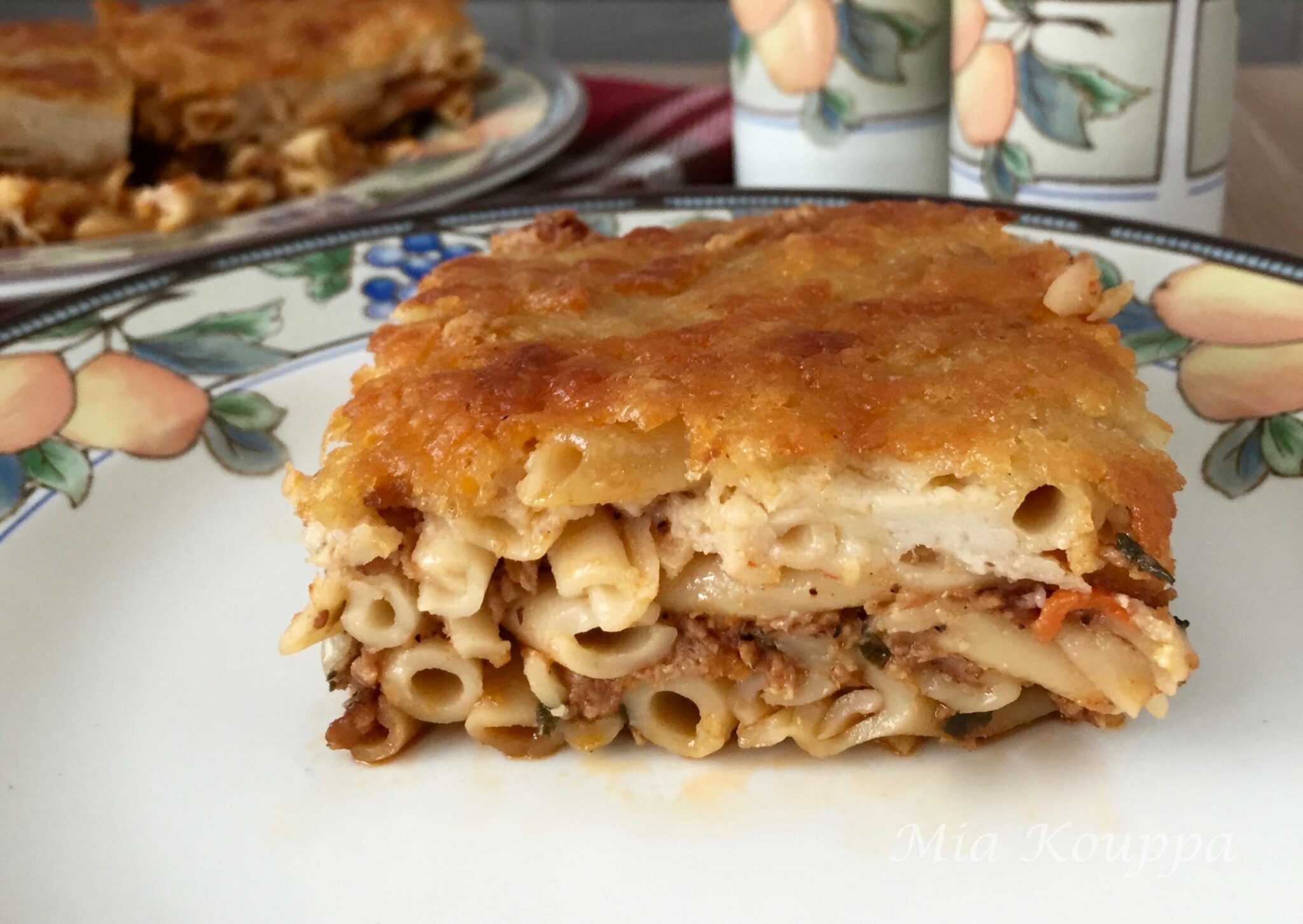 Vegan pastichio (Νηστίσιμο παστίτσιο) - Mia Kouppa, Greek recipe