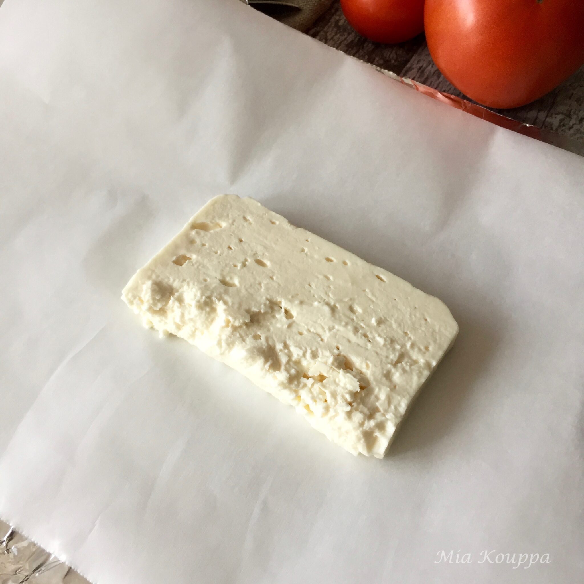 Warm feta packages - Mia Kouppa, Traditional Greek recipes