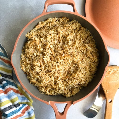 Rice with fide (Ρύζι με φιδέ) - Mia Kouppa