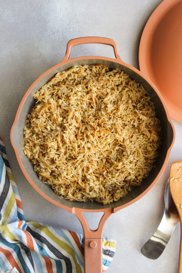 Rice with fide (Ρύζι με φιδέ) - Mia Kouppa