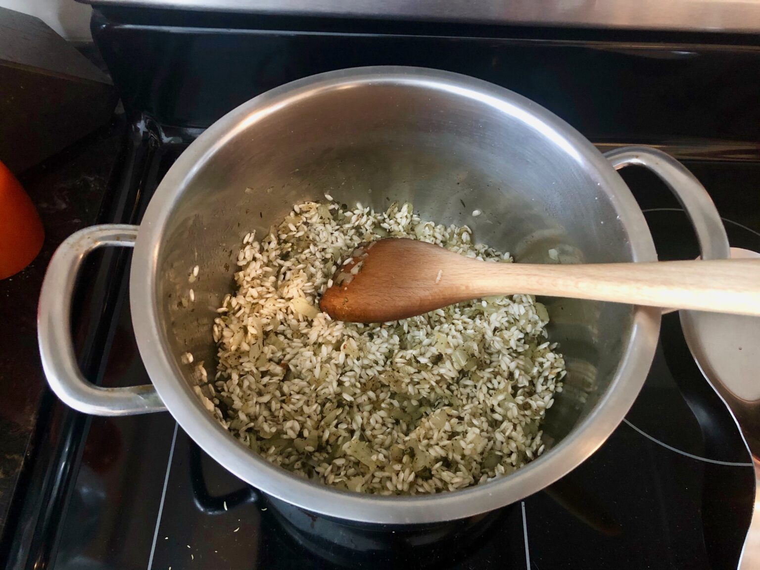 Spinach and rice soup (Σούπα με σπανάκι και ρύζι) - Mia Kouppa