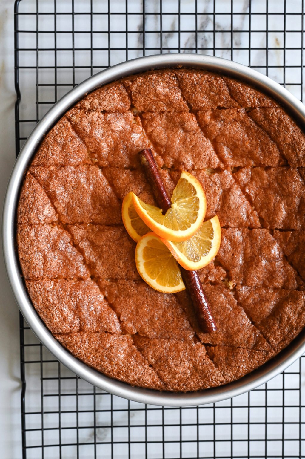 Revani (Ravani) with coconut, a syrup semolina cake - Mia Kouppa, Greek ...