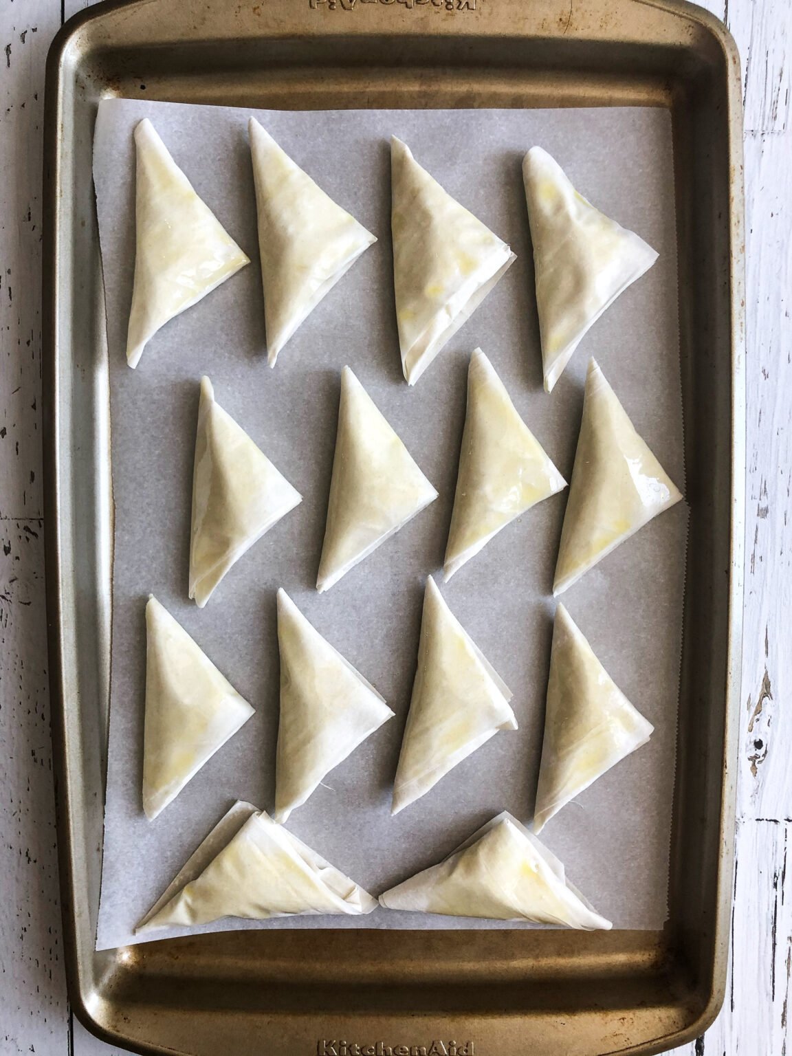 Tyropitakia or Cheese Pies (Τυροπιτάκια) - Mia Kouppa