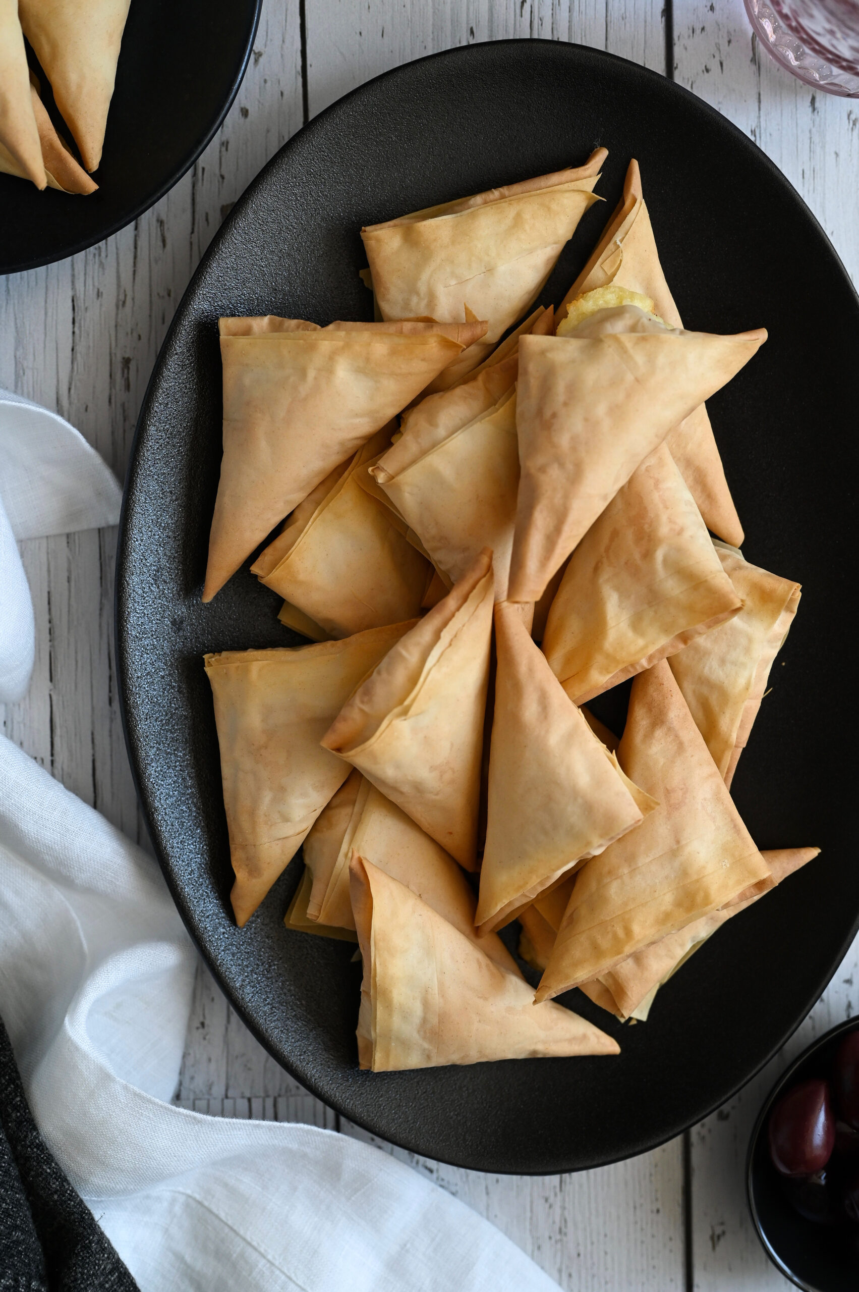 Tyropitakia or Cheese Pies (Τυροπιτάκια) - Mia Kouppa