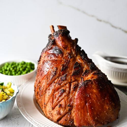 Maple glazed smoked ham - Mia Kouppa