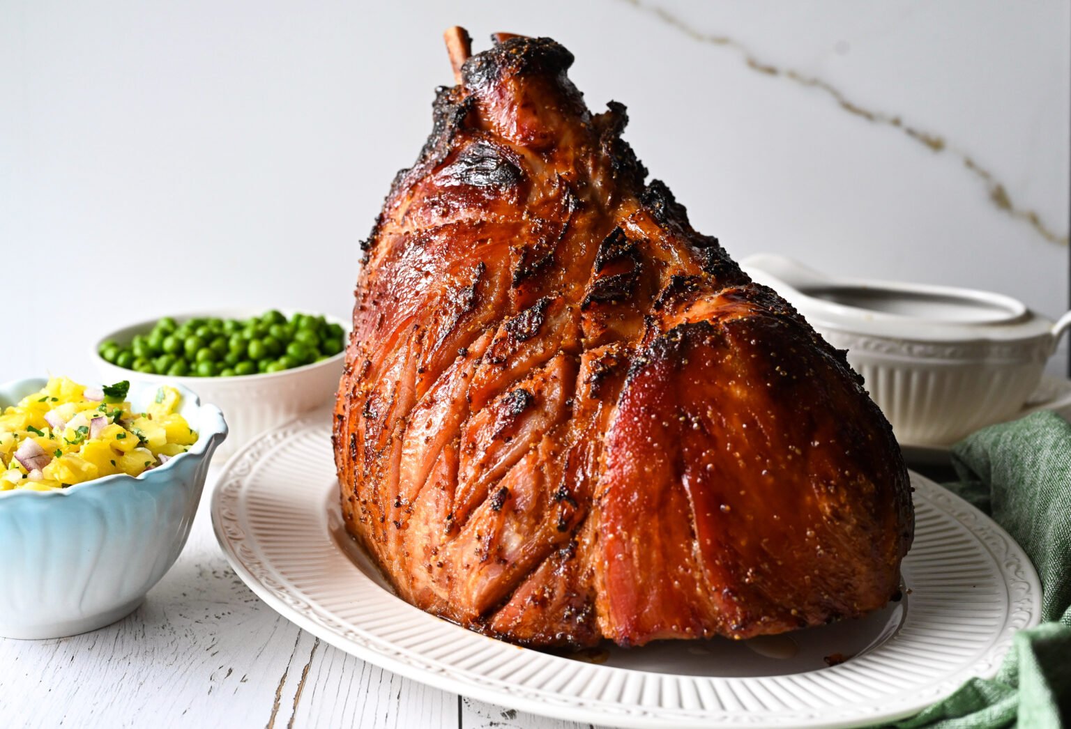 Maple glazed smoked ham - Mia Kouppa