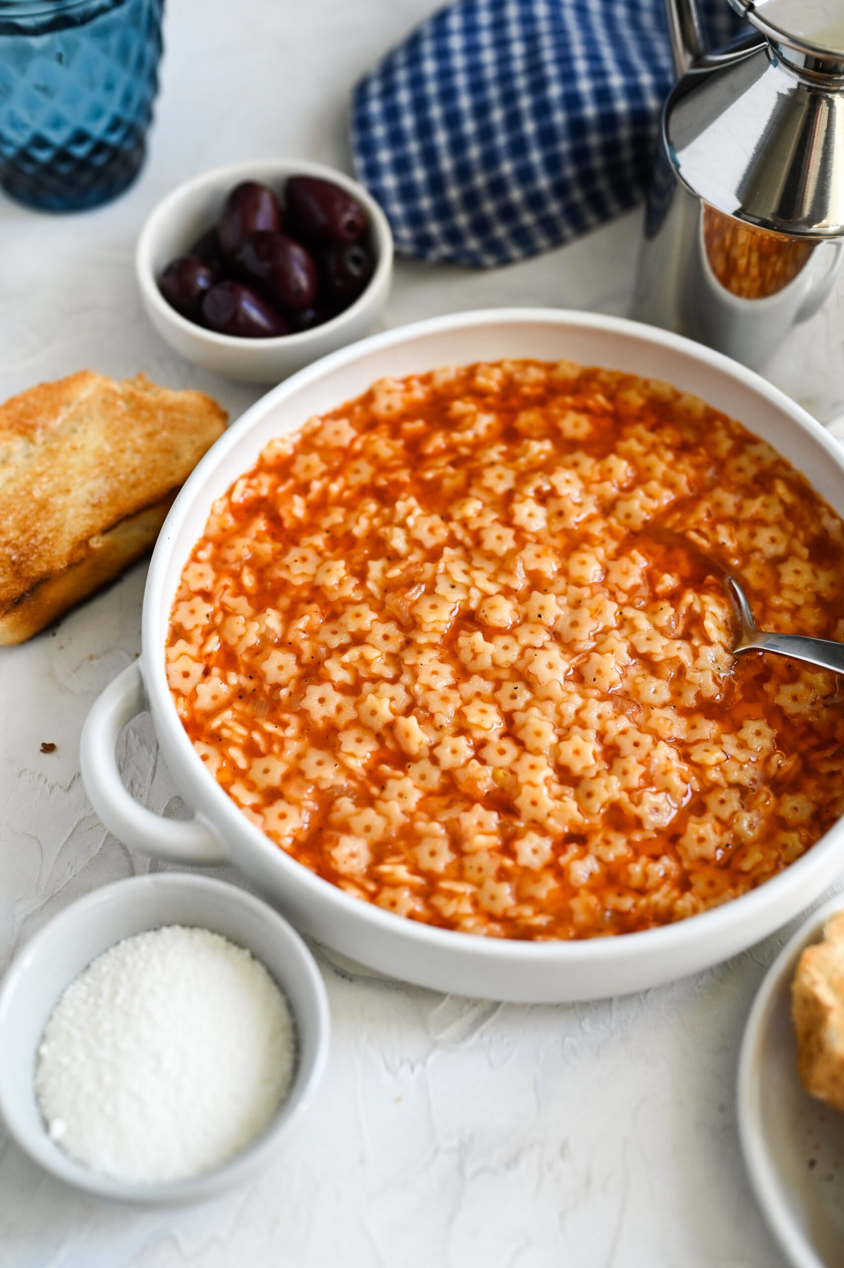 Manestra, Greek small pasta soup (Μανέστρα) - Mia Kouppa, Traditional ...