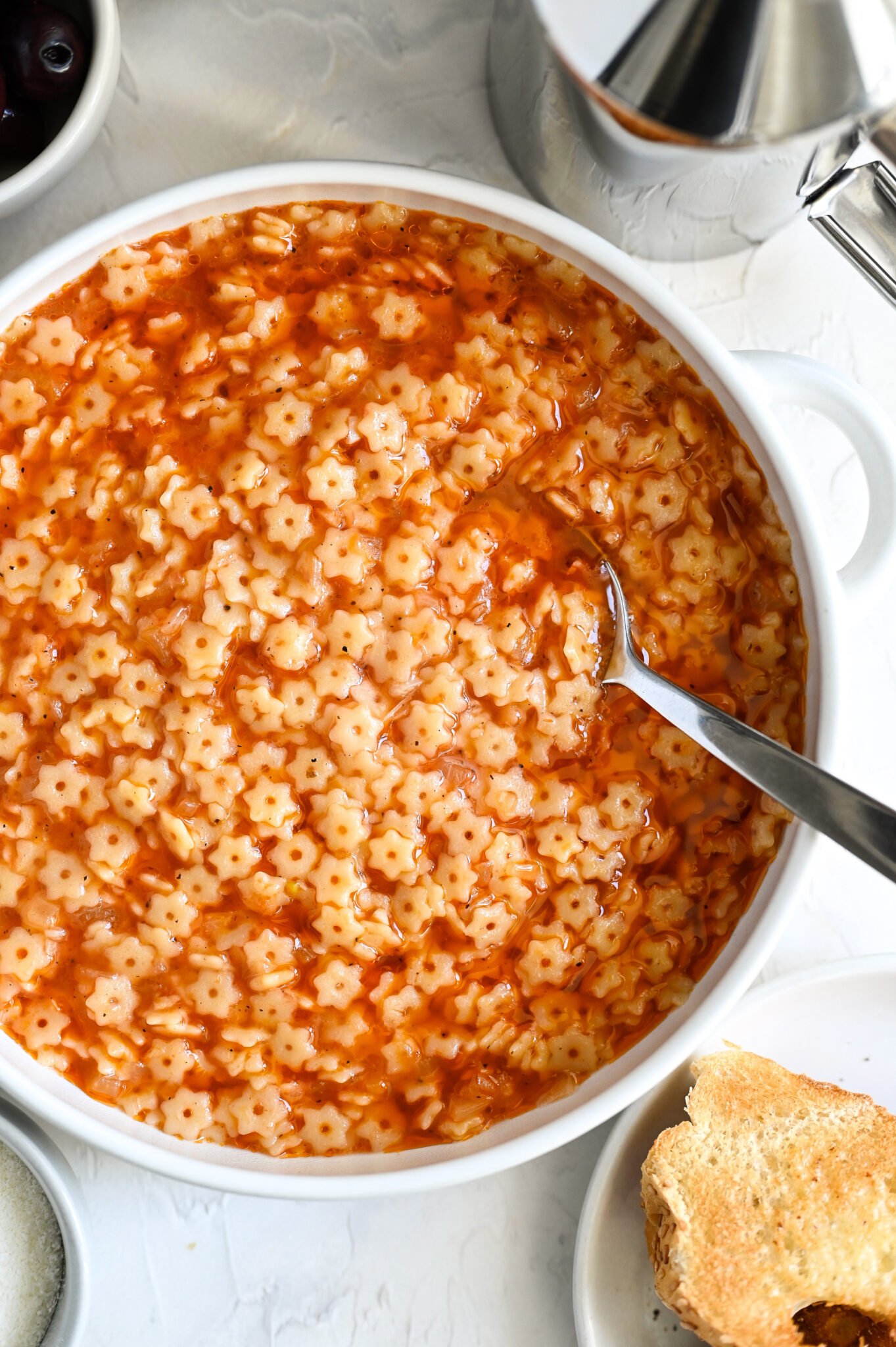 Manestra, Greek small pasta soup (Μανέστρα) - Mia Kouppa, Traditional ...