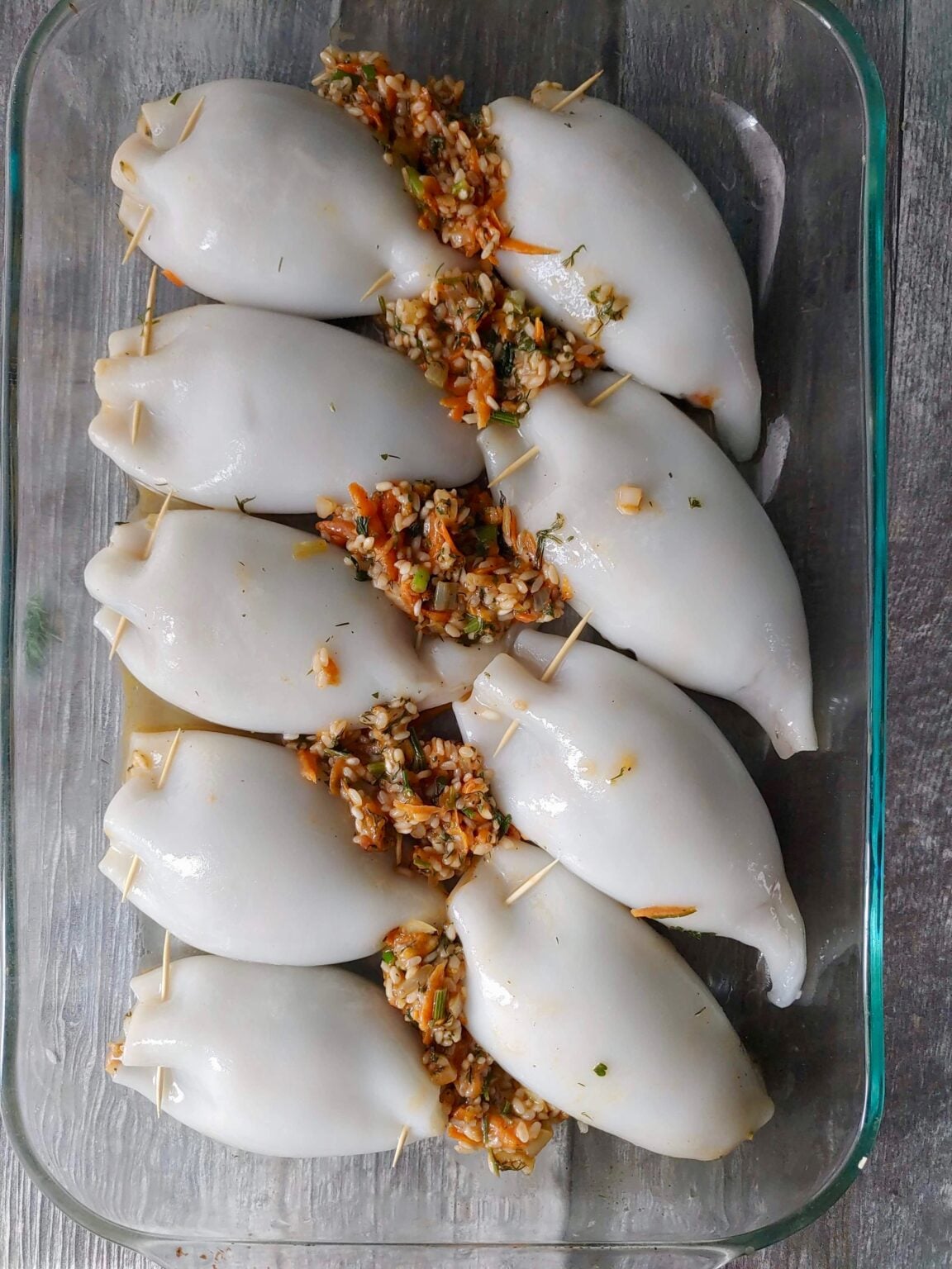 Greek stuffed calamari | Mia Kouppa