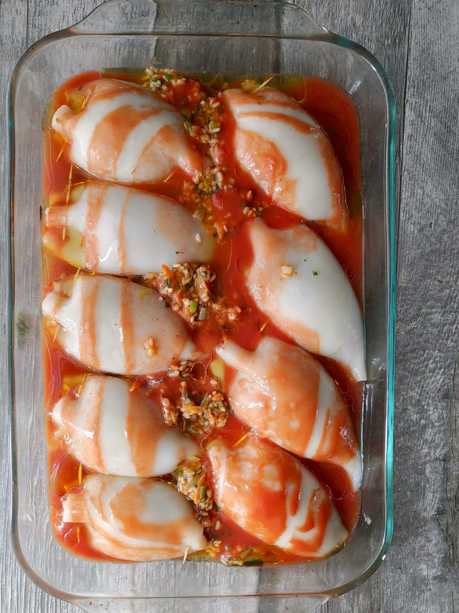 Greek stuffed calamari | Mia Kouppa