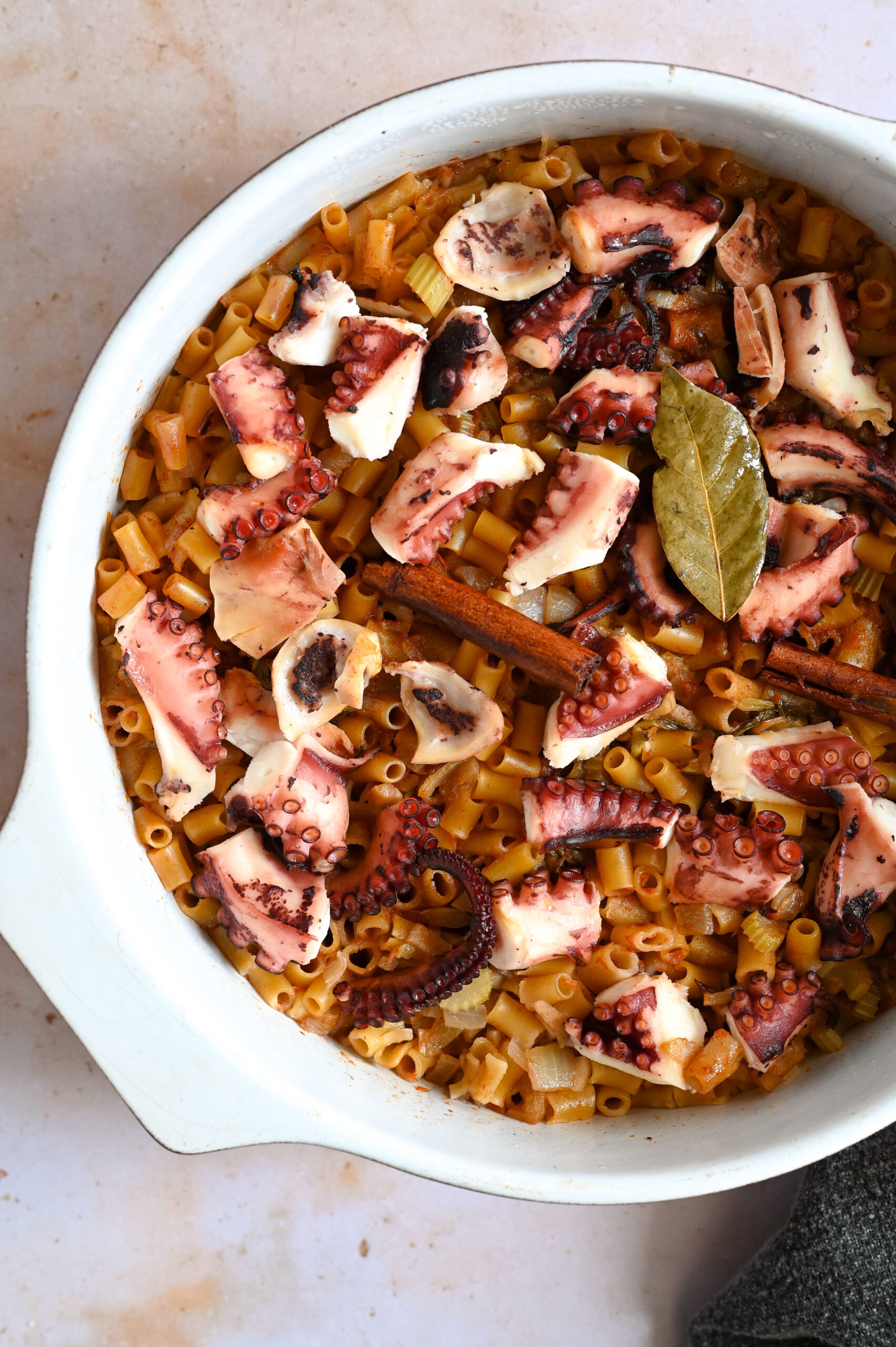 Octopus and pasta | Mia Kouppa