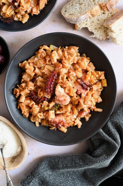 Octopus and pasta | Mia Kouppa