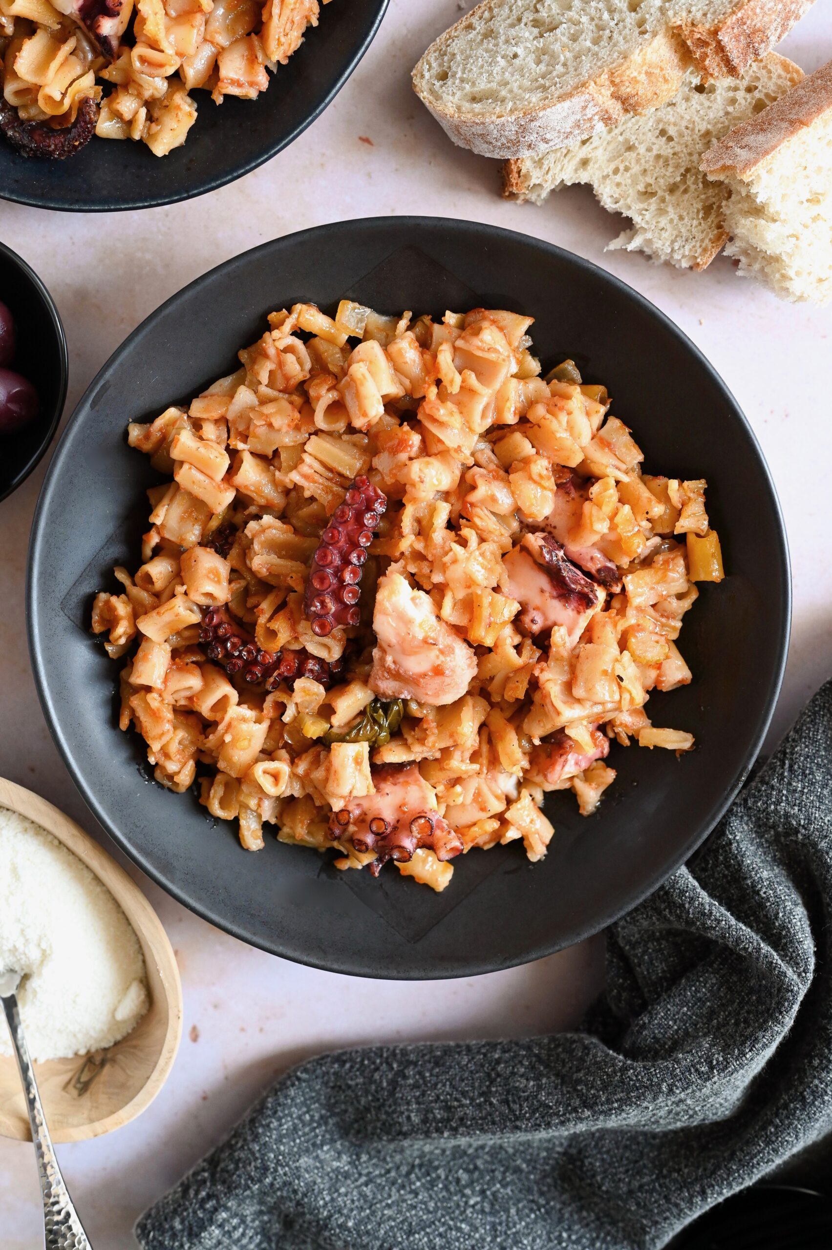 Octopus and pasta | Mia Kouppa