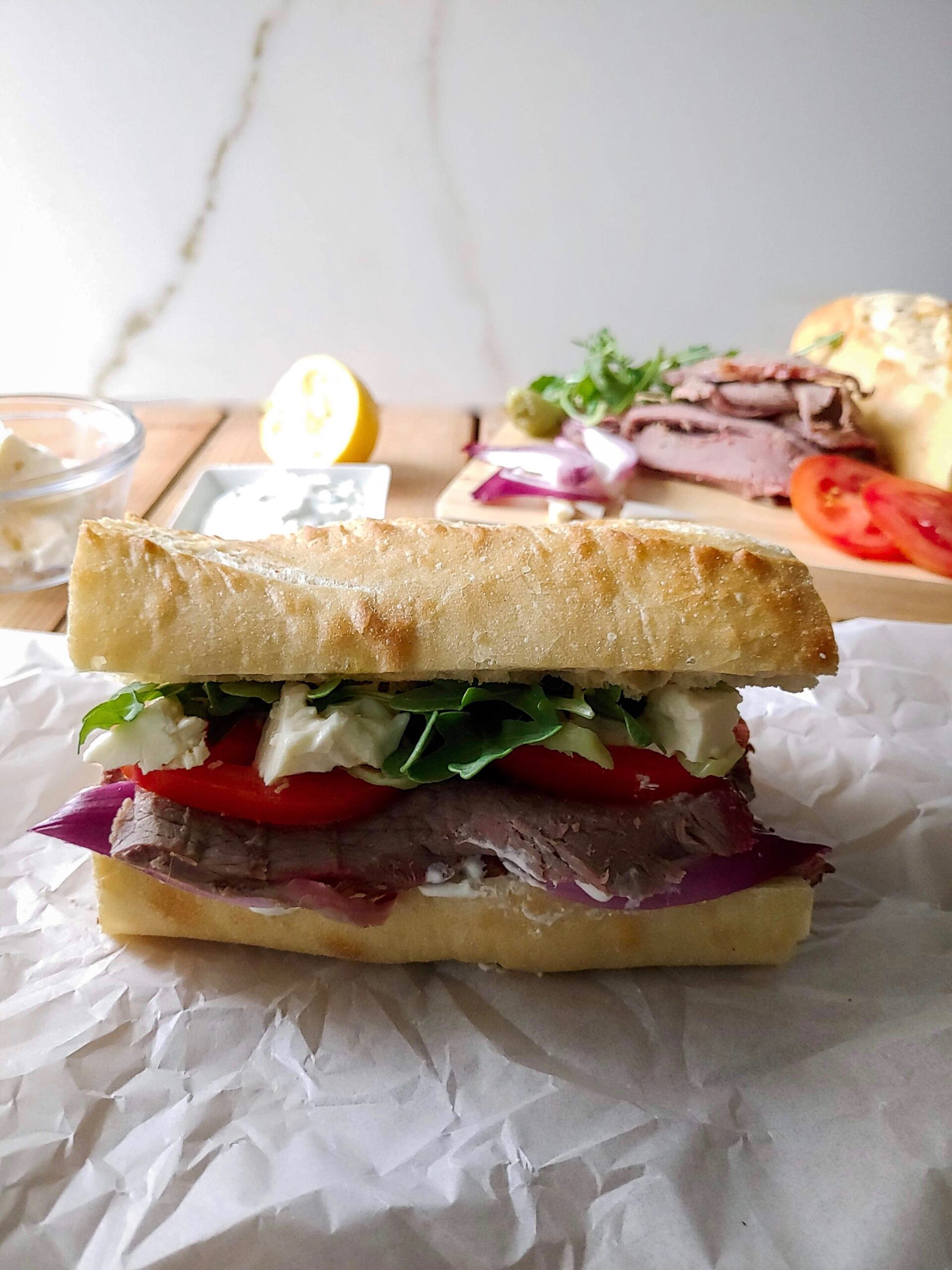 Lamb sandwich - Mia Kouppa, Traditional Greek recipes and more