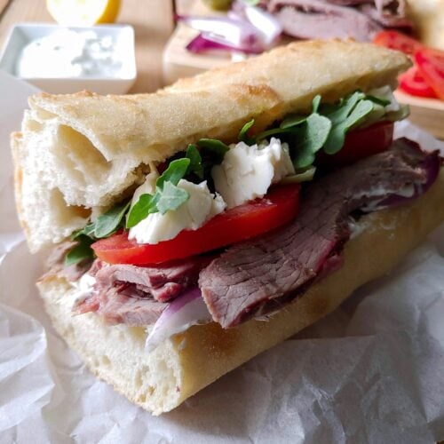 Lamb sandwich - Mia Kouppa, Traditional Greek recipes and more