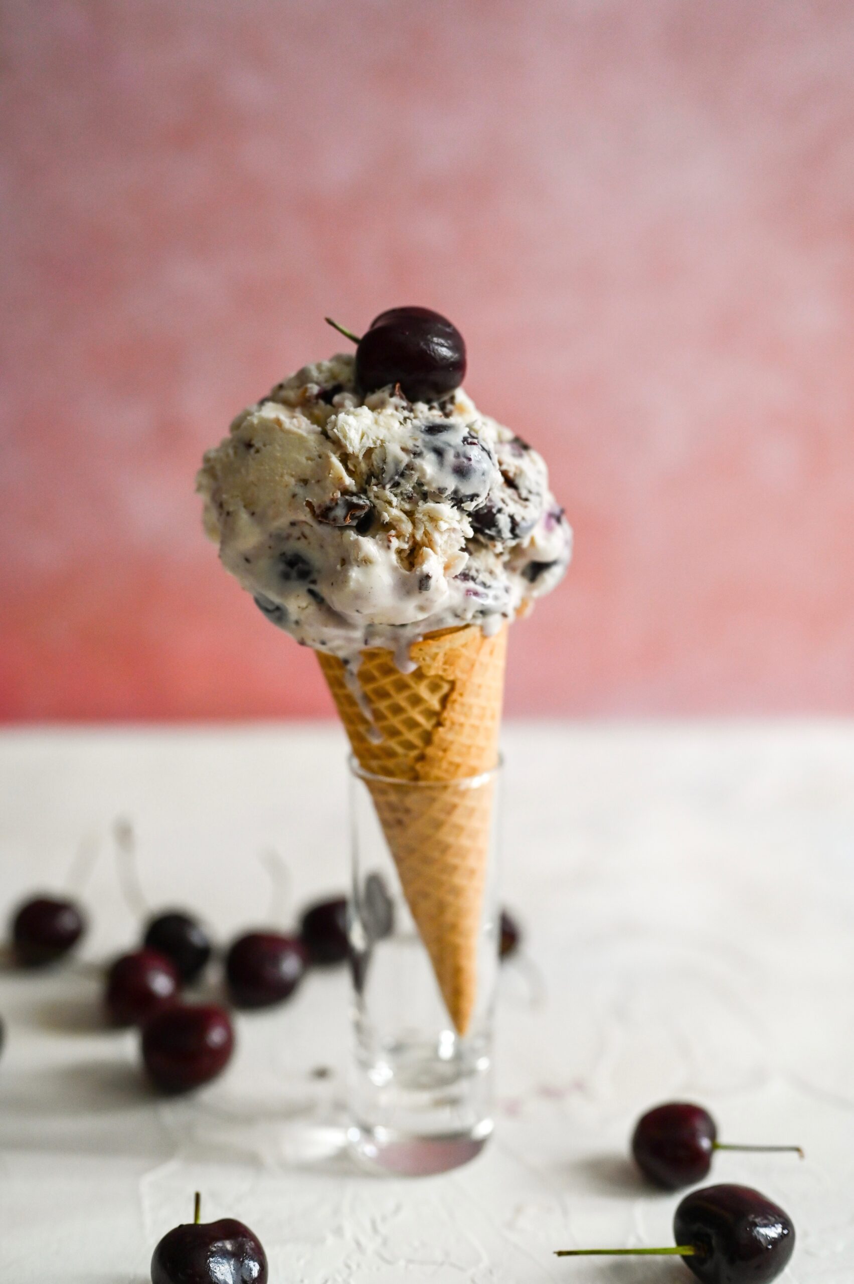 Cherry Ice Cream Cone