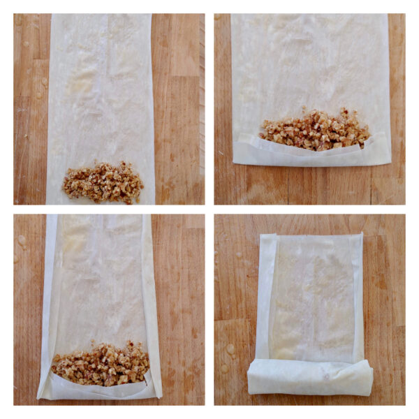 Saragli or Baklava cigars - Mia Kouppa, Greek recipes and more