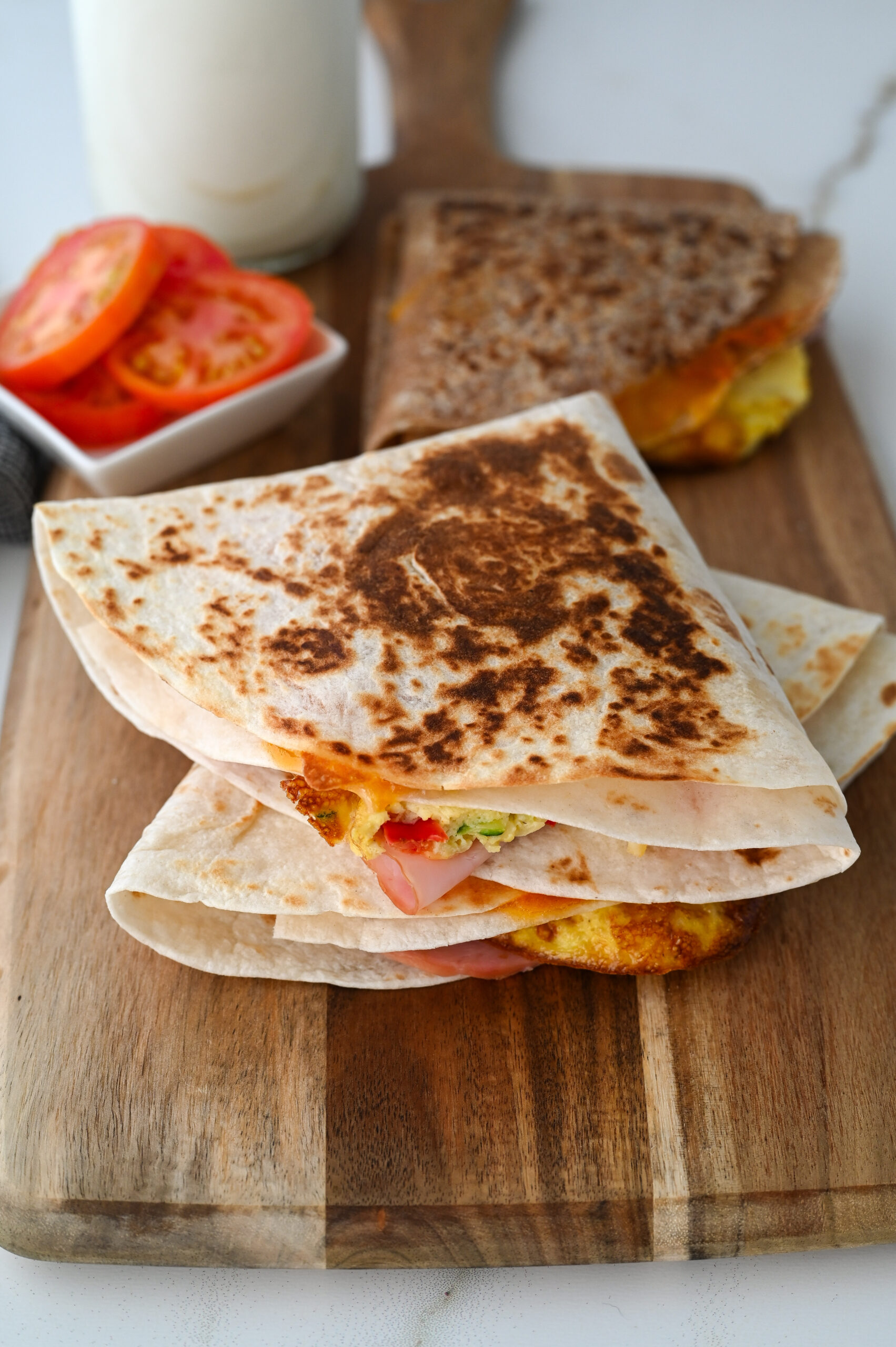 Easy breakfast tortilla wraps - Mia Kouppa, Greek recipes and more