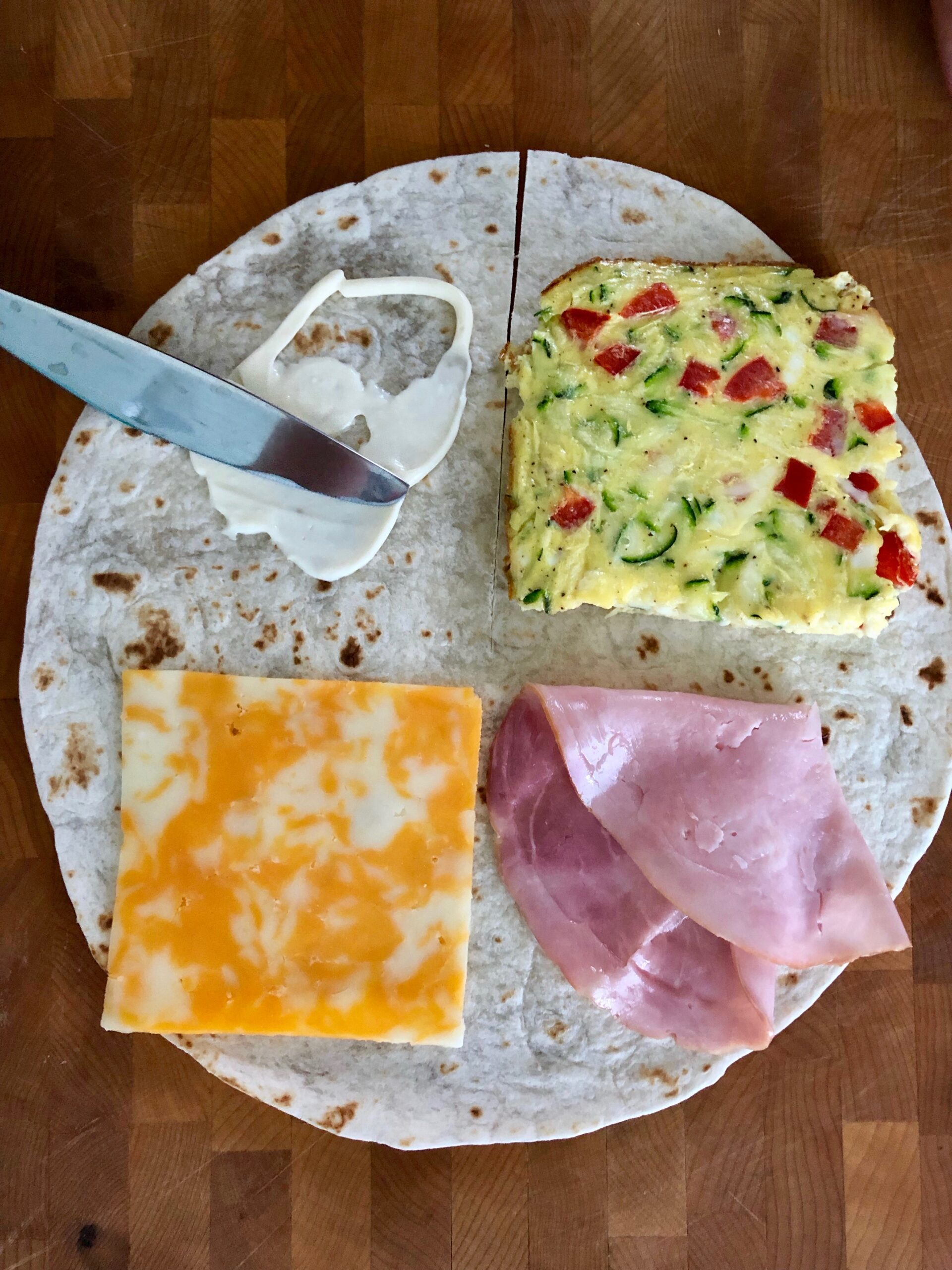 Easy breakfast tortilla wraps - Mia Kouppa, Greek recipes and more