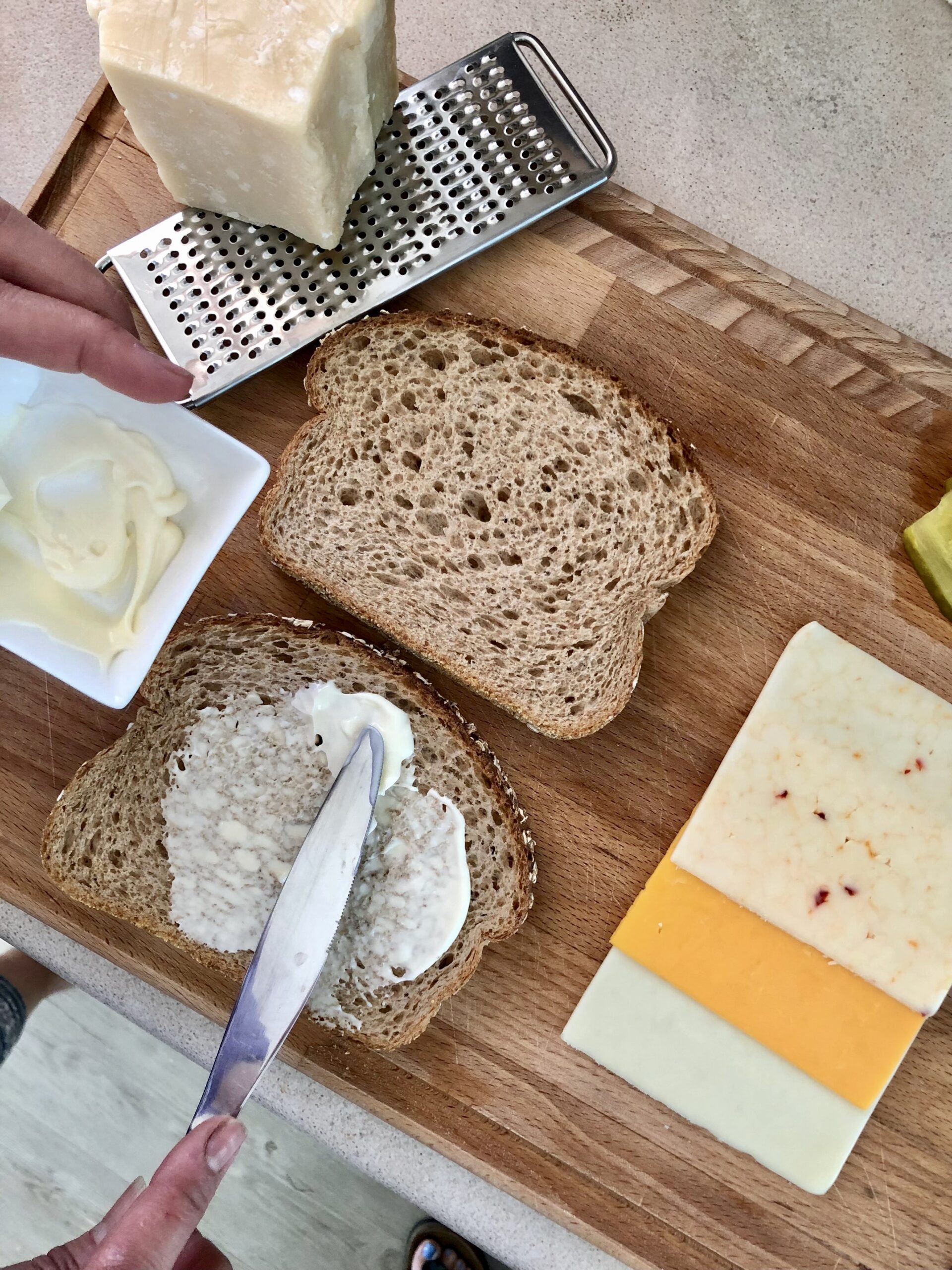 Secret to making the best grilled cheese | Mia Kouppa, Greek recipes etc...