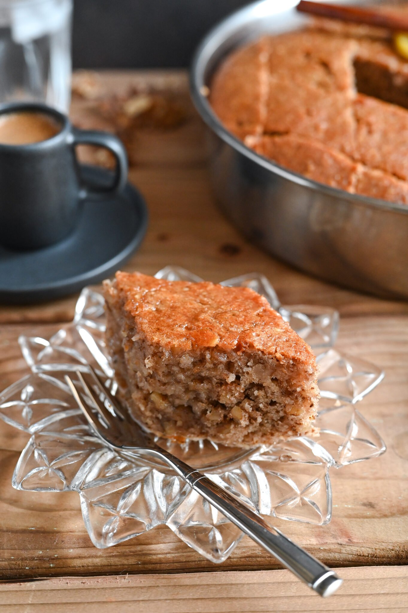 Greek walnut cake (Karydopita) - Mia Kouppa, Greek recipes