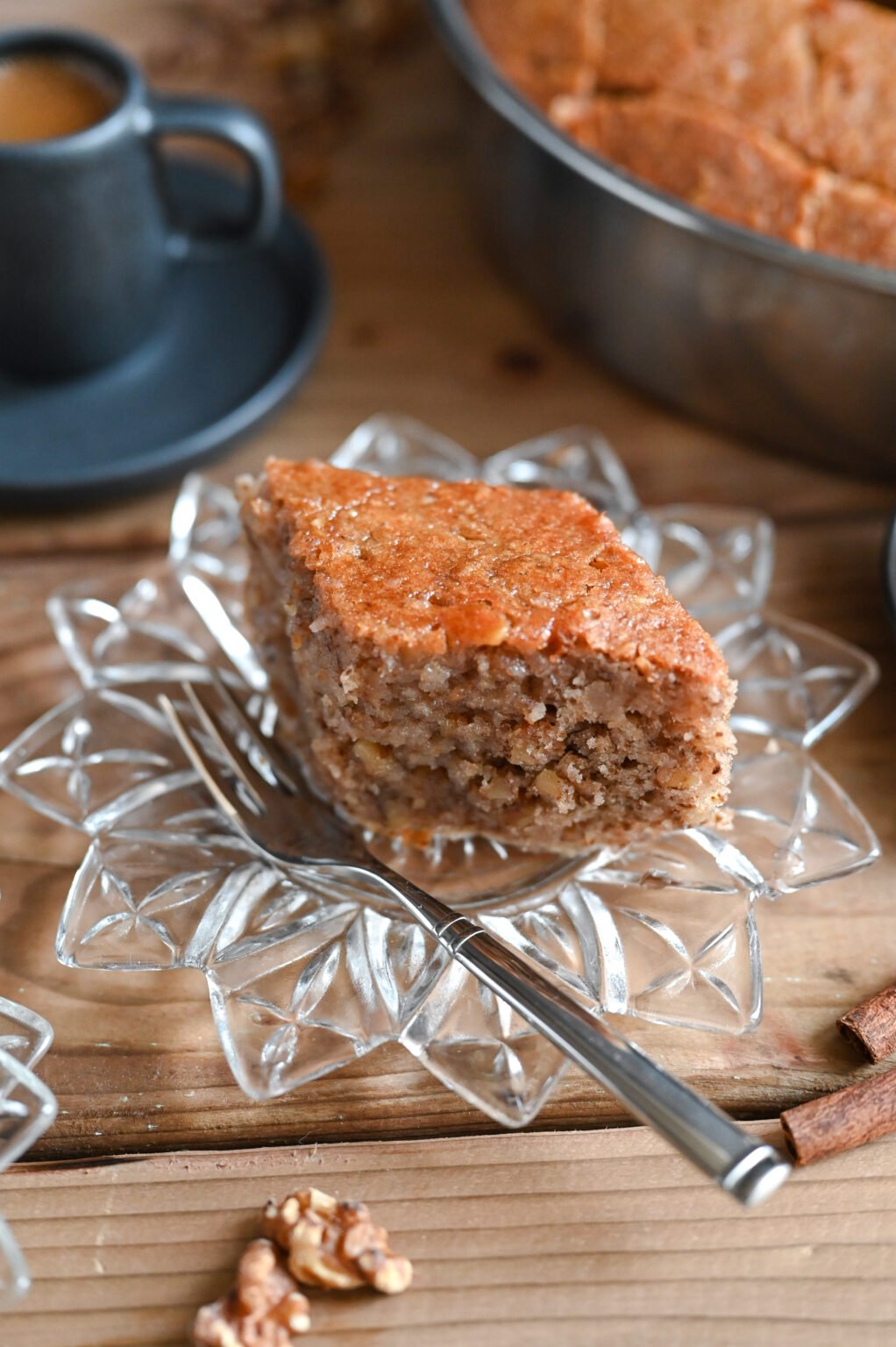 Greek walnut cake (Karydopita) - Mia Kouppa, Greek recipes