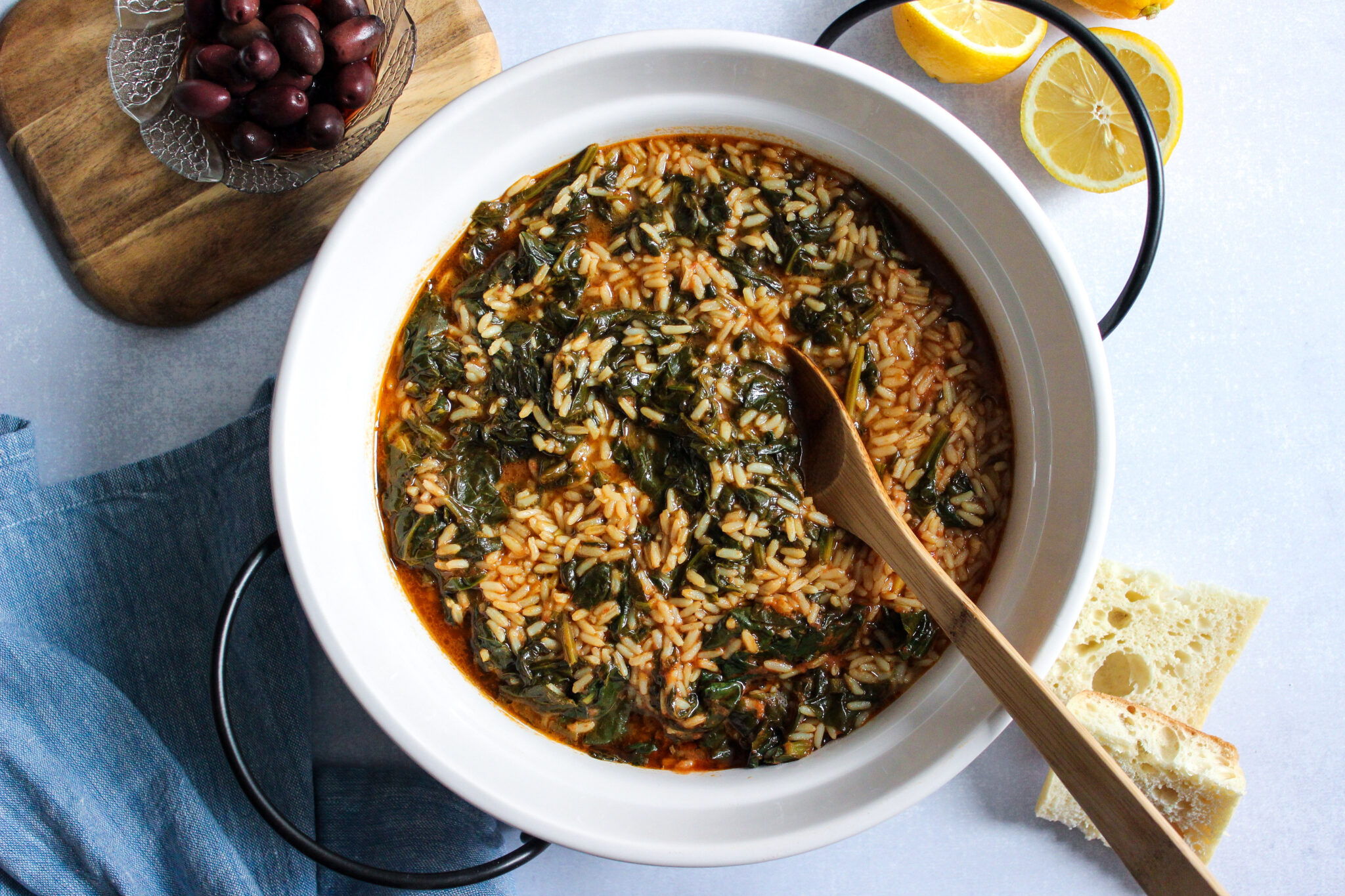 Greek lemon rice - Mia Kouppa