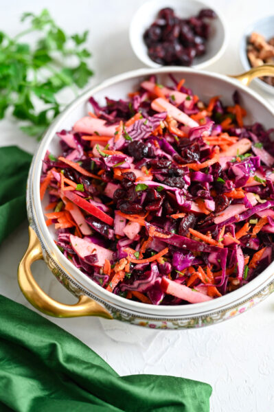 Red cabbage salad with apple - Mia Kouppa, Greek recipes and more