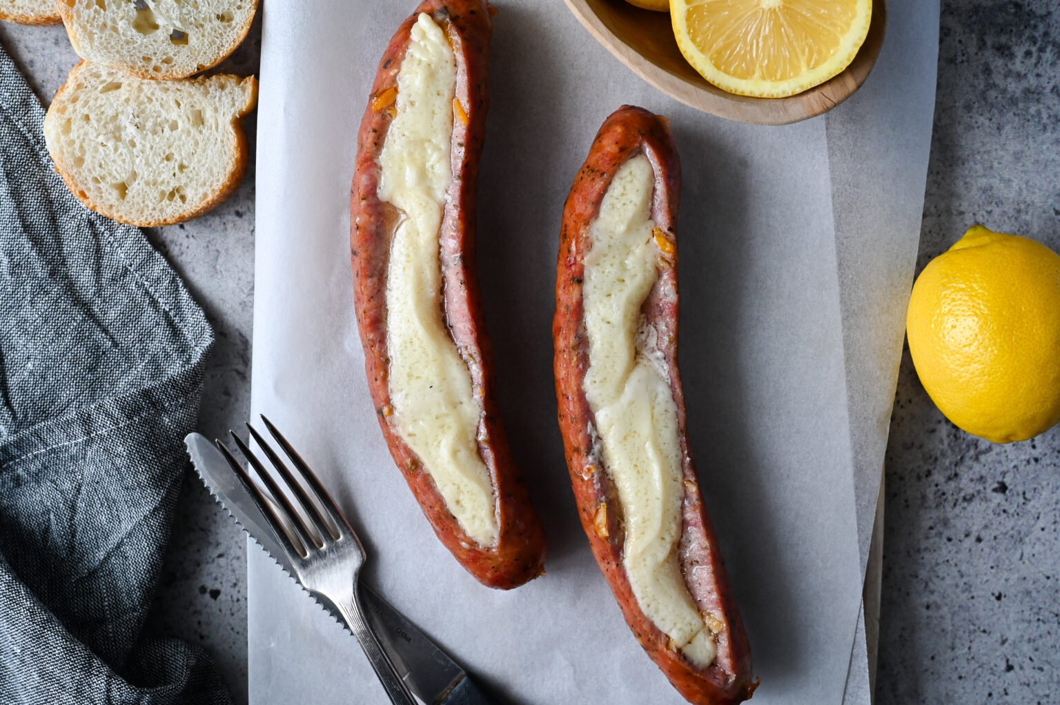 Loukaniko with kefalotyri - Mia Kouppa, Traditional Greek recipes and more