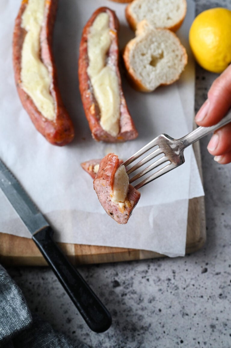 Loukaniko with kefalotyri - Mia Kouppa, Traditional Greek recipes and more