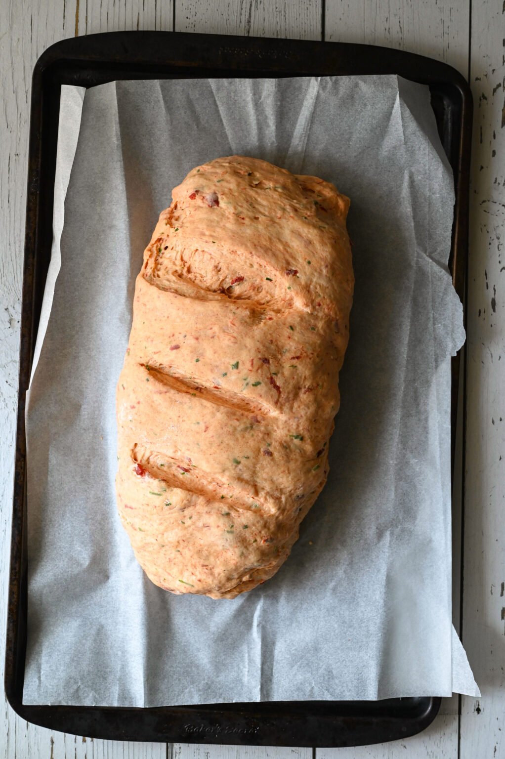 Roasted red pepper bread - Mia Kouppa, Traditional Greek recipes etc...