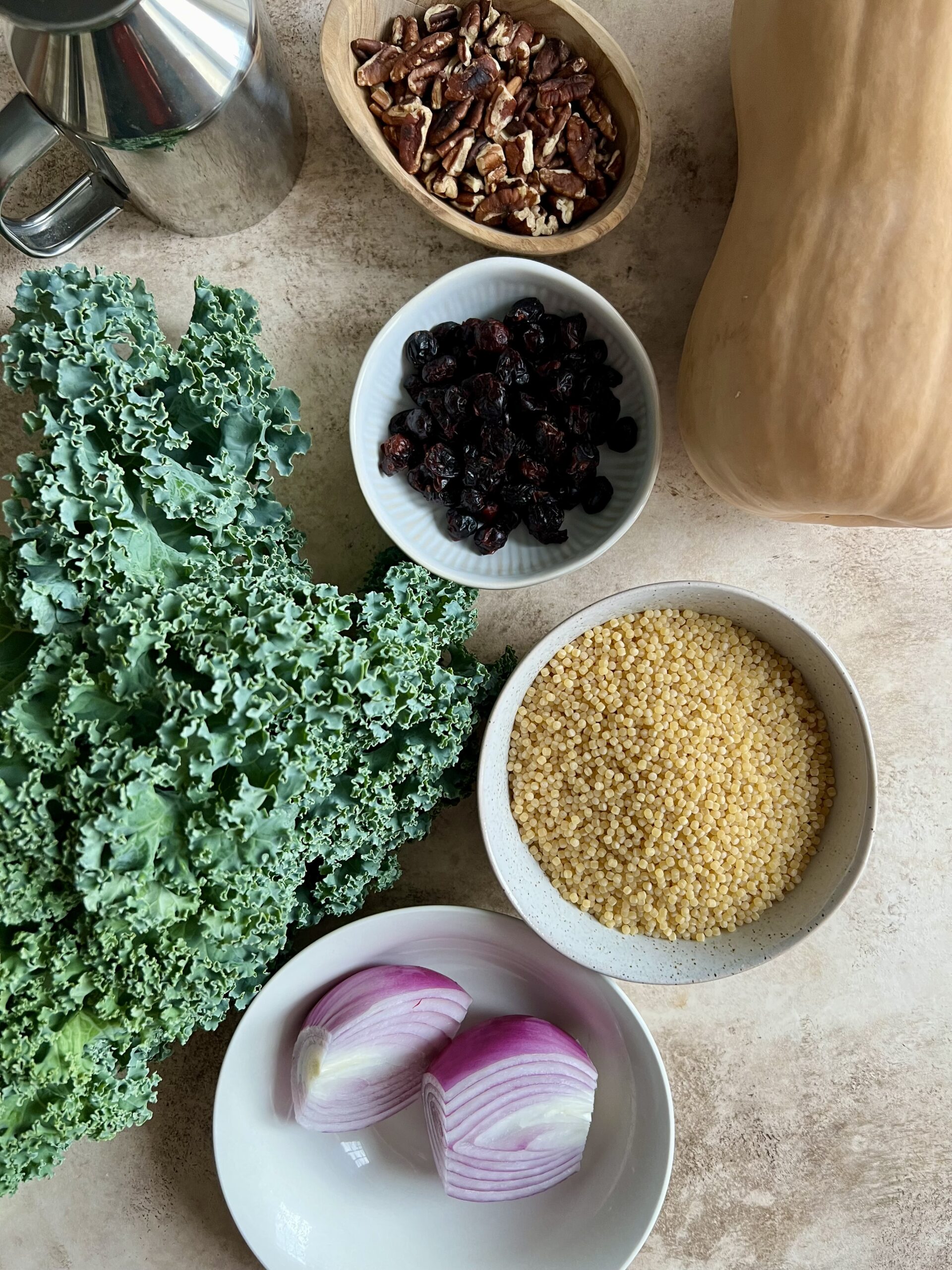 Squash and pearl couscous salad - Mia Kouppa, Greek recipes etc.