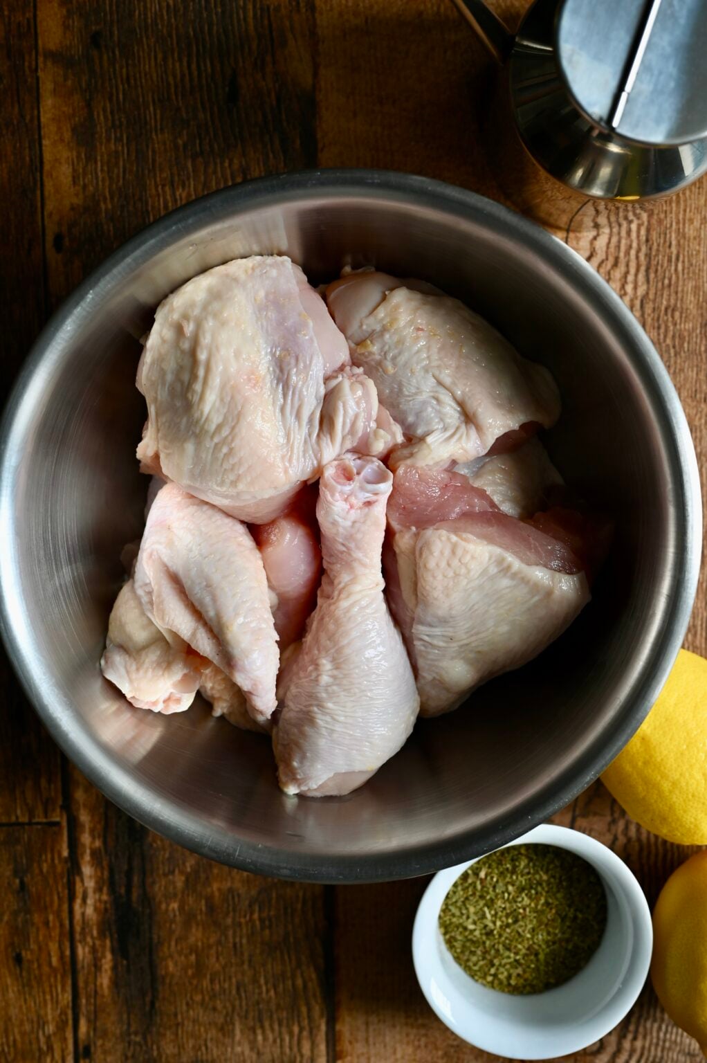 Greek chicken with lemon and oregano (Kotopoulo riganoto) - Mia Kouppa