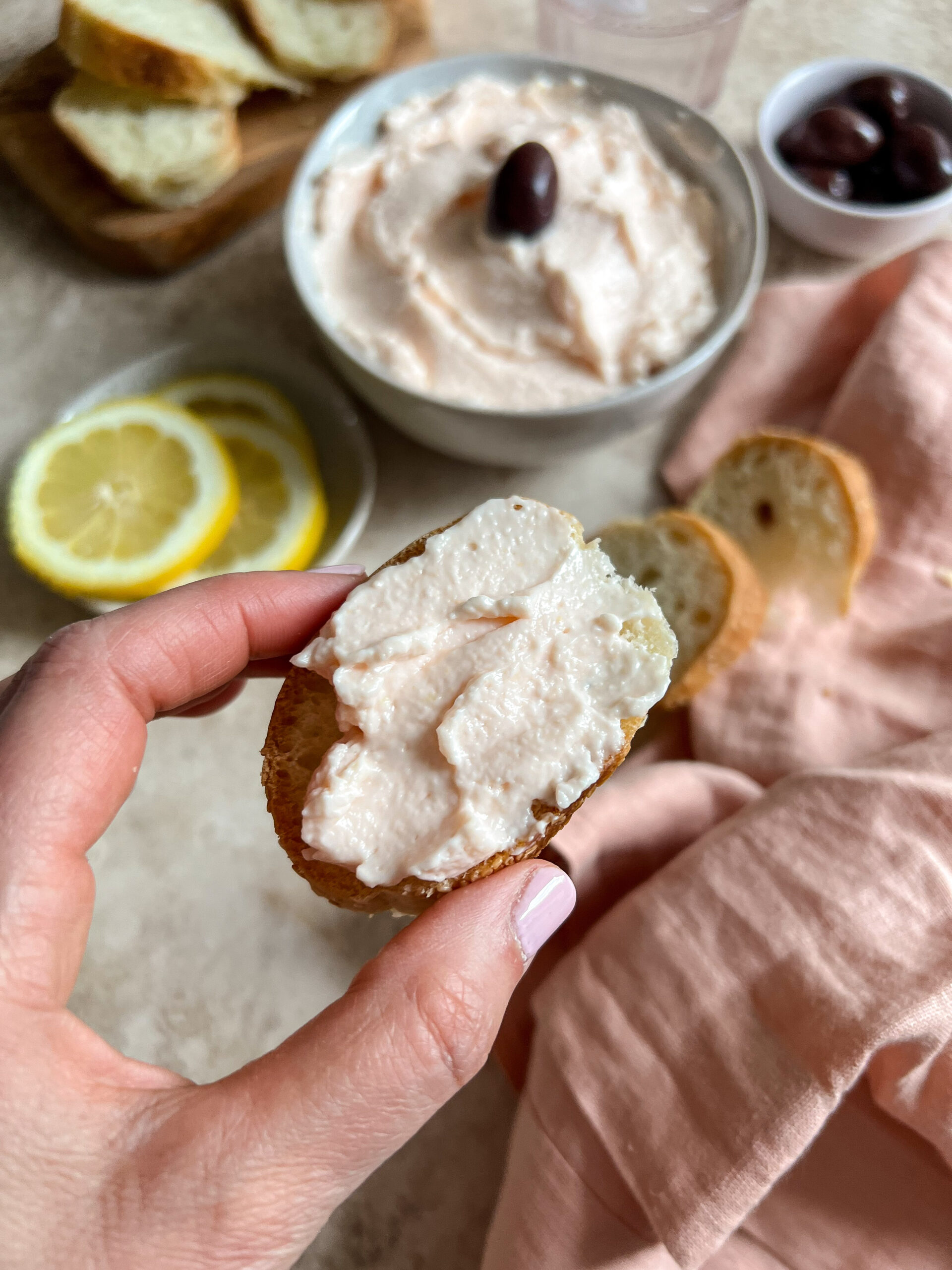 Easy 4 ingredient taramosalata or taramasalata - Mia Kouppa, Greek recipes