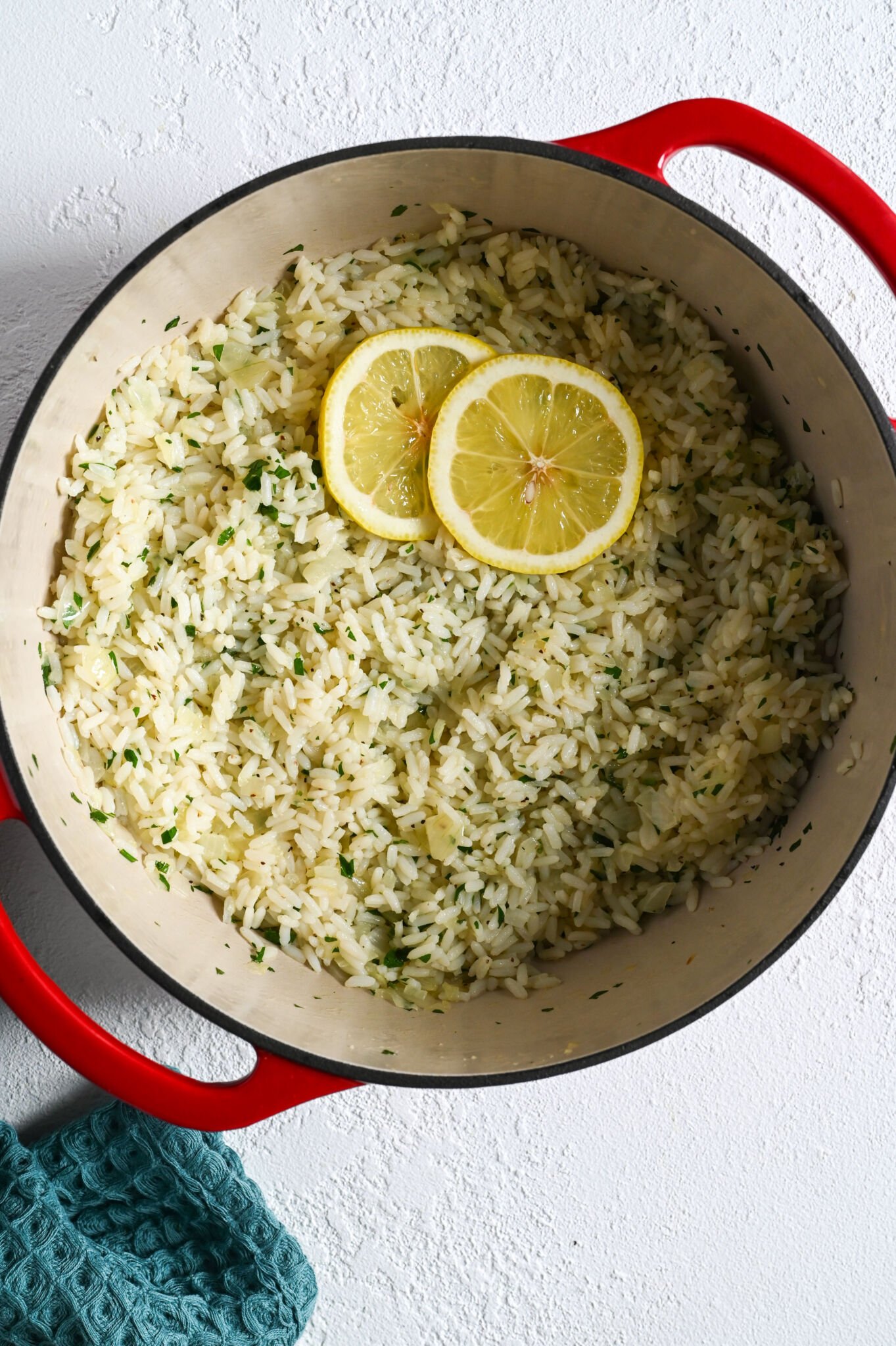 Greek lemon rice - Mia Kouppa