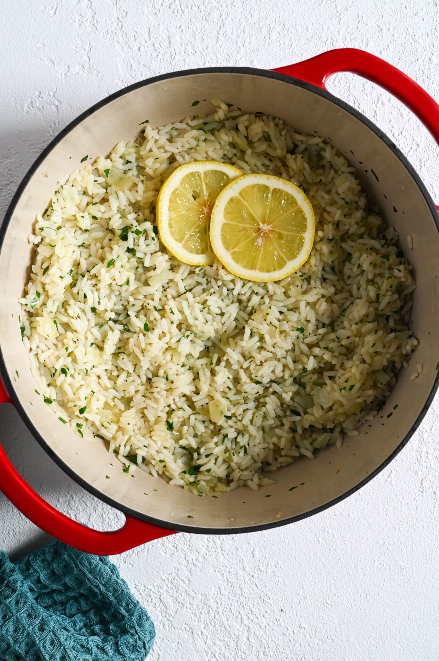 Greek lemon rice - Mia Kouppa