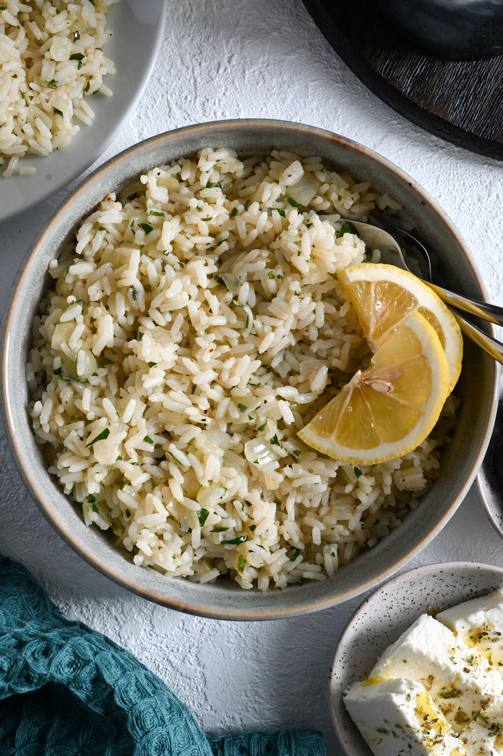 Greek lemon rice - Mia Kouppa