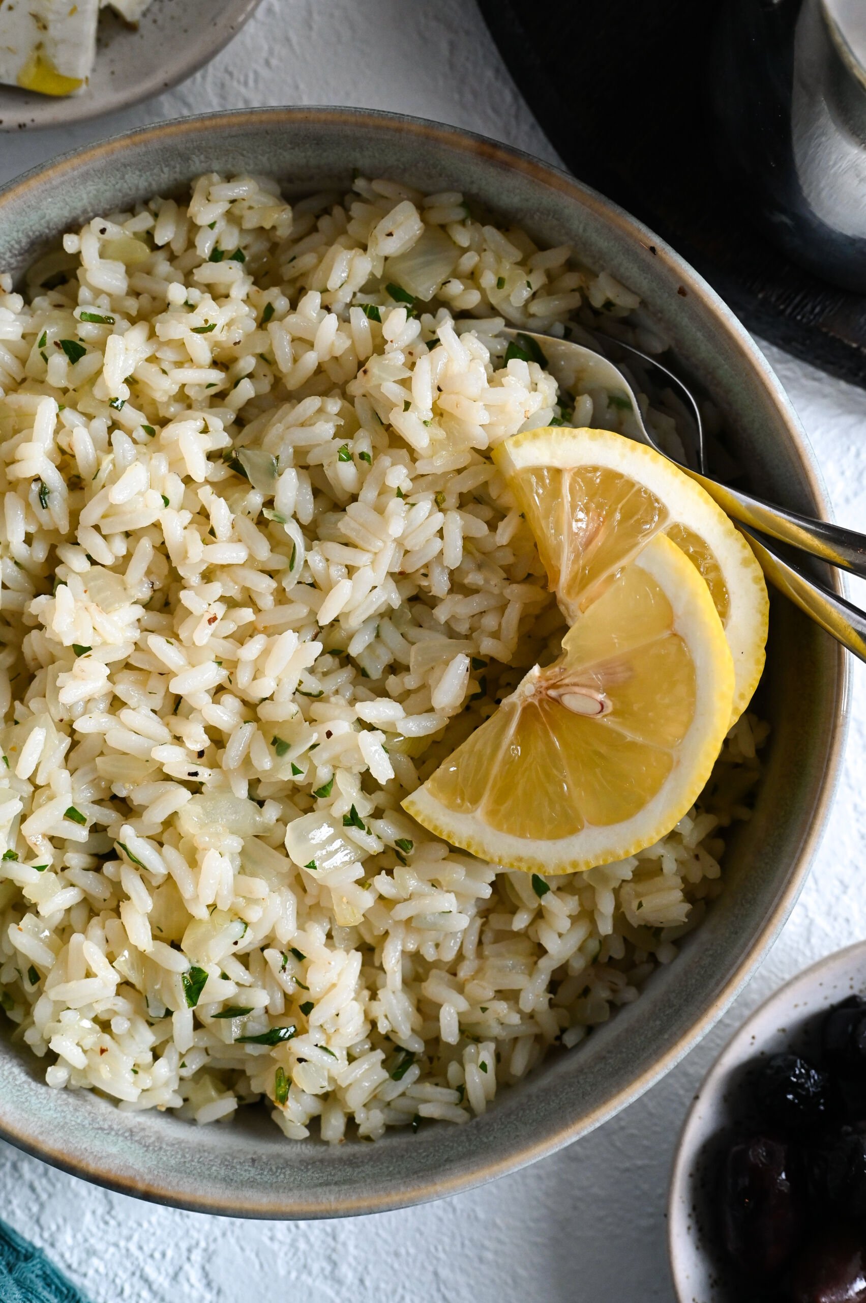 Greek lemon rice - Mia Kouppa