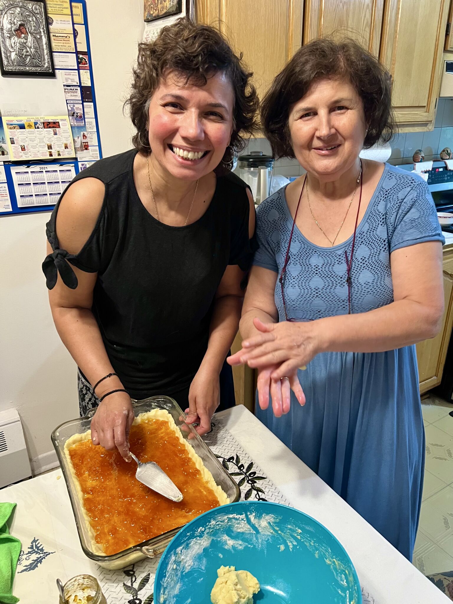 Pasta Flora (Greek jam tart recipe) - Mia Kouppa