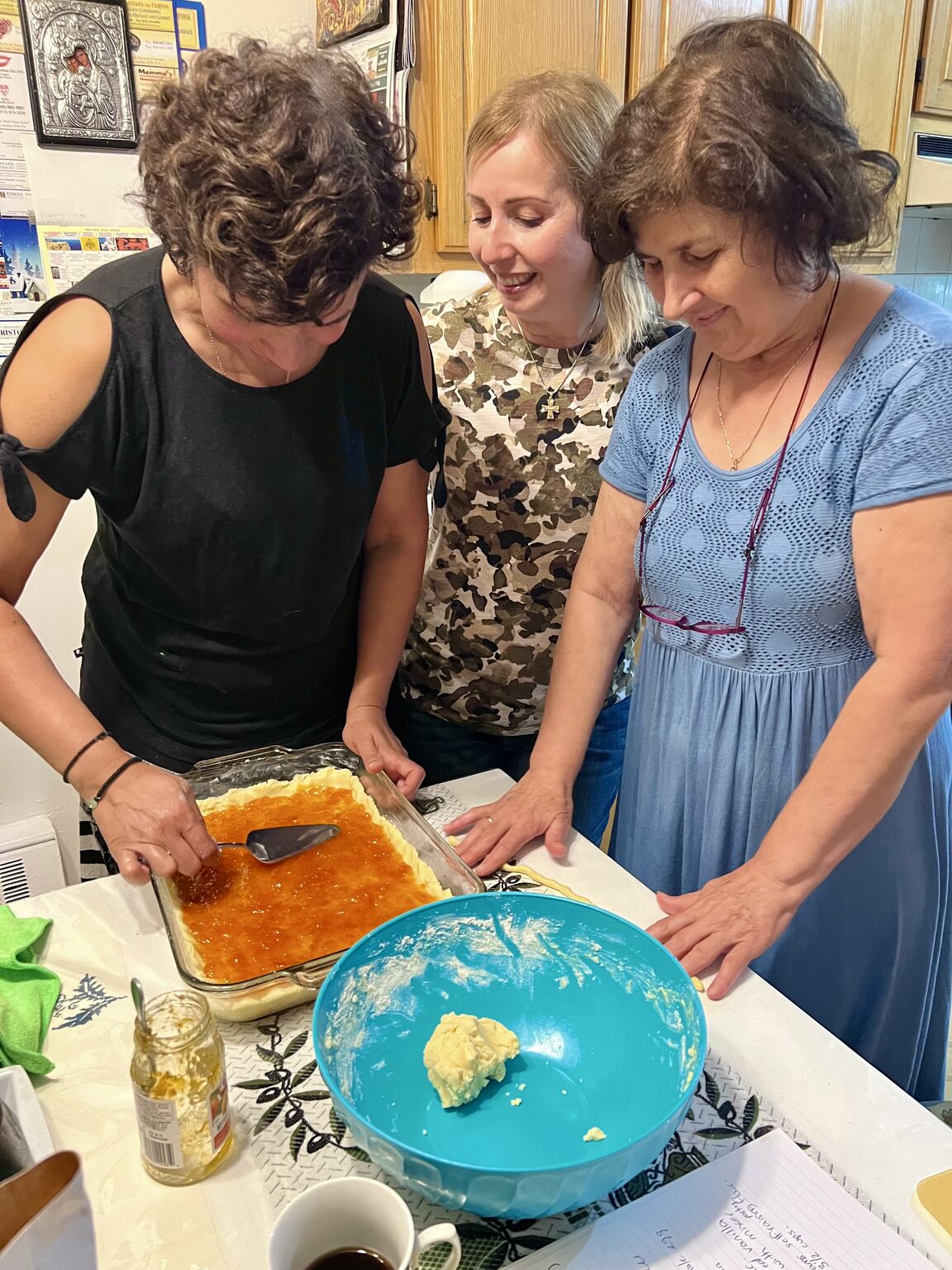 Pasta Flora (Greek jam tart recipe) - Mia Kouppa