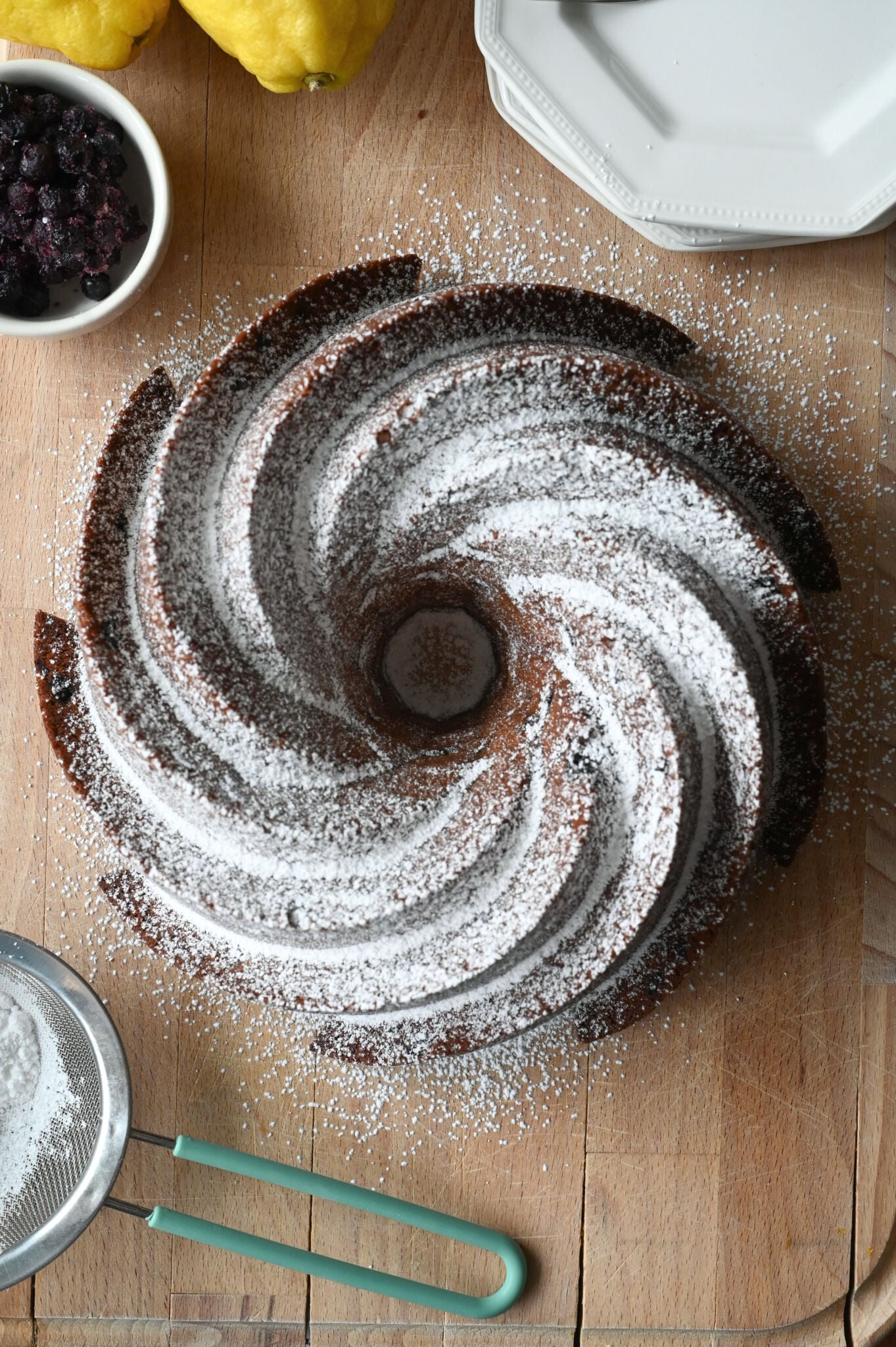 Greek yogourt cake with lemon - Mia Kouppa