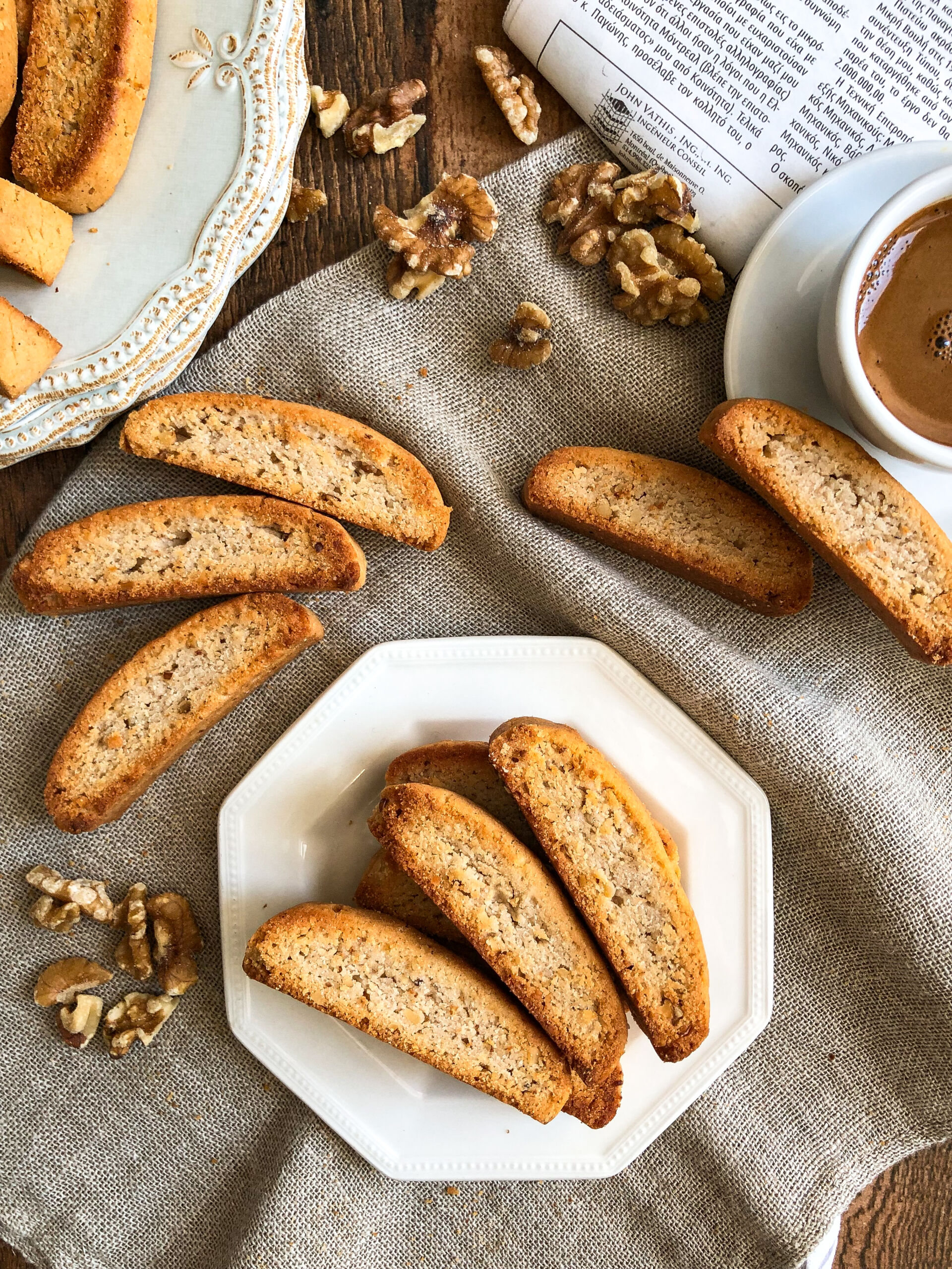 Paximadia or Paximathia, Greek biscotti - Mia Kouppa