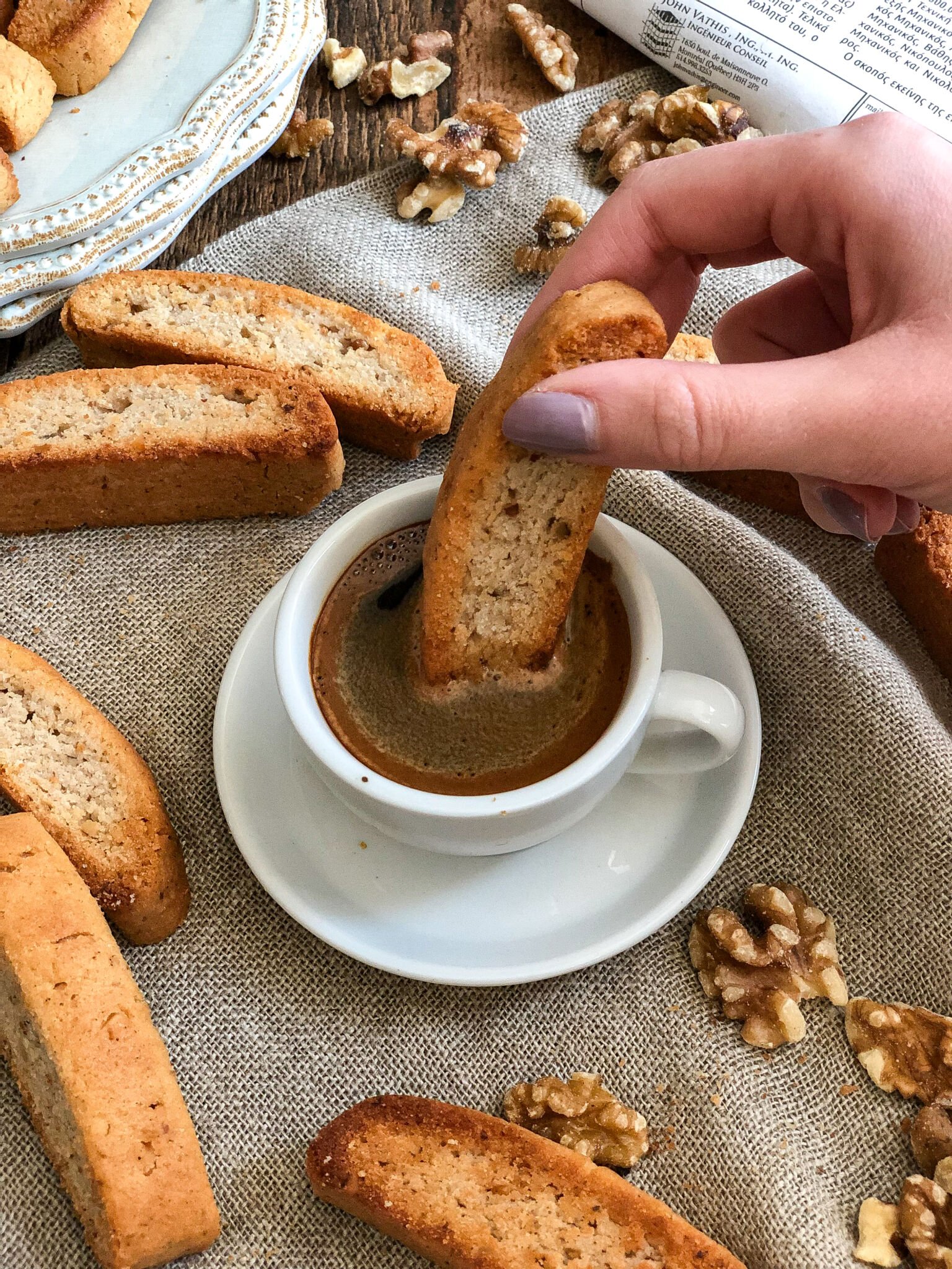 Paximadia or Paximathia, Greek biscotti - Mia Kouppa
