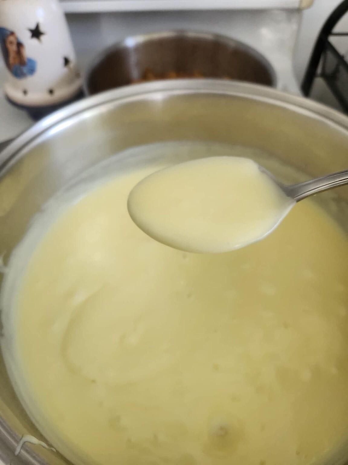 Greek ekmek kataifi with apple - Custard and whipped topping dessert ...