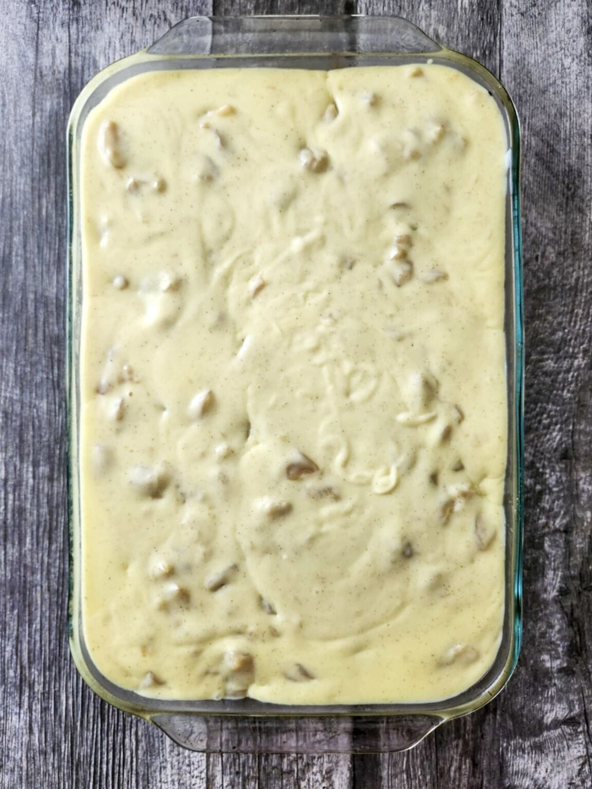 Greek ekmek kataifi with apple - Custard and whipped topping dessert ...